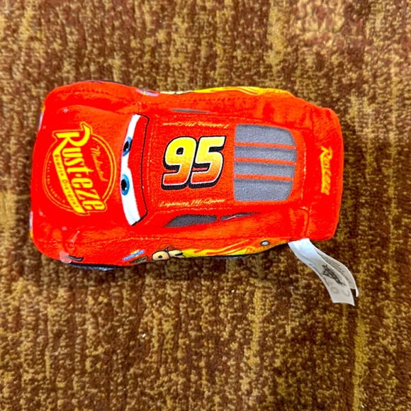 Disney | Toys | Disney Pixar Cars Lightning Mcqueen Plush Toy | Poshmark